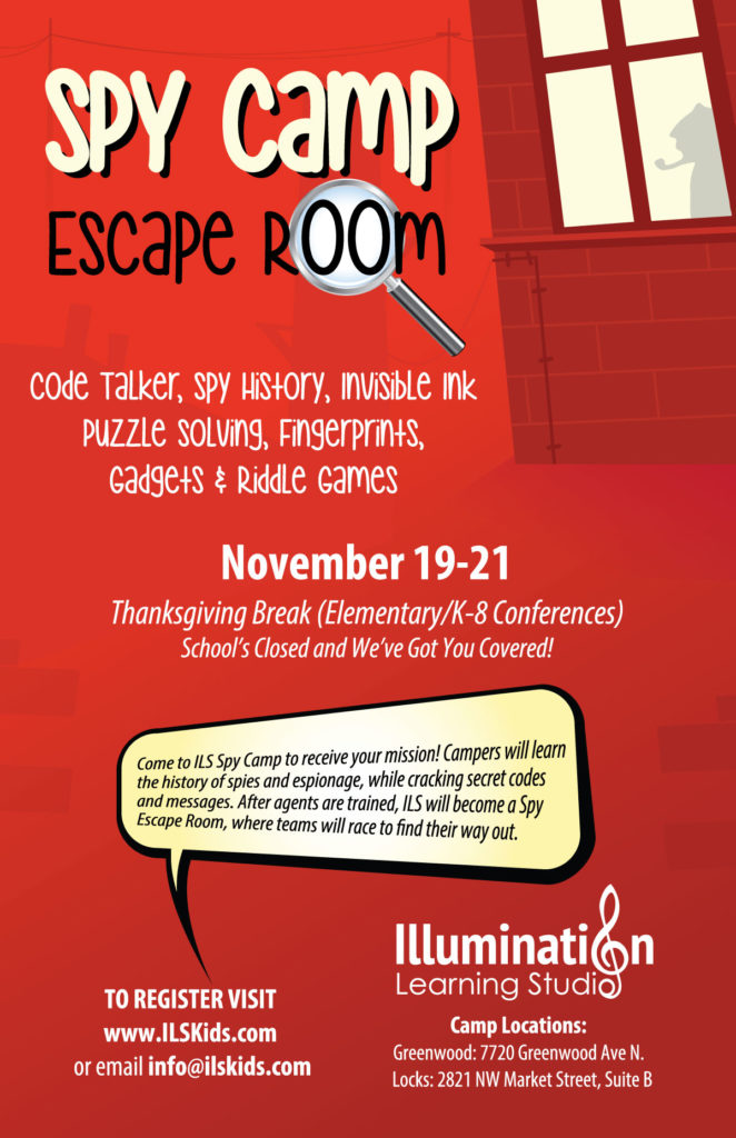 Spy Camp Escape Room - Illumination Learning Studio
